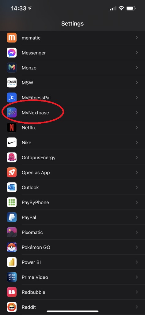 What app permissions are needed for the MyNextbase Connect app ...