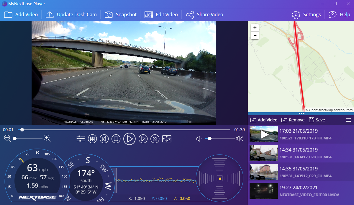 Adding files and editing Dash Cam videos in MyNextbase Player – Nextbase US
